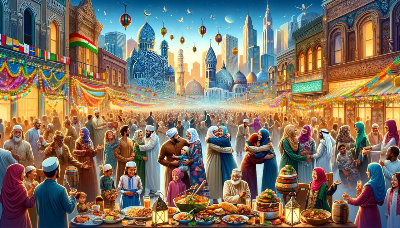 Ragam Perayaan Lebaran Di Dunia | Transfez